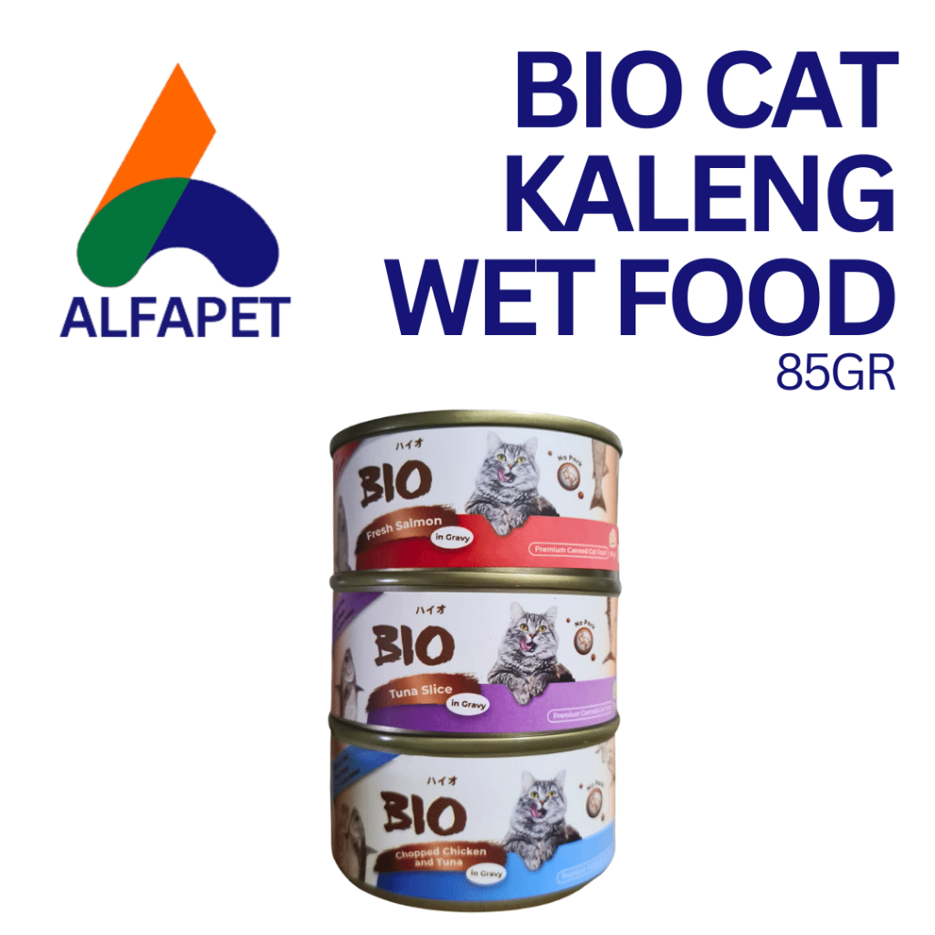 Jual Bio cat kaleng kecil 85gr makanan kucing wet food | Shopee Indonesia