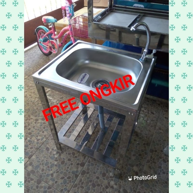 Jual Free ongkir wastafel portable/sink portable/wastafel cuci piring ...