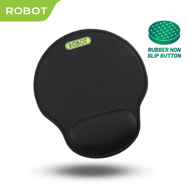 Jual Robot Wrist Rest Mousepad RP02 Ergonomic Style PC / Laptop Black ...