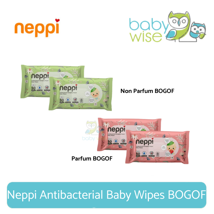 Jual Neppi Antibacterial Baby Wipes BOGOF - Tisu Basah Bayi | Shopee ...