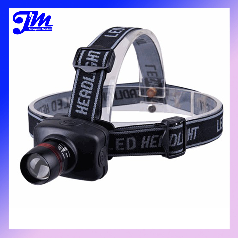 Jual Senter Kepala Headlamp Zoom Head Lamp Camping Hutan Travel Gua ...