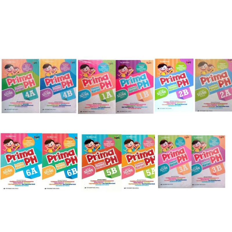 Jual (Penilaian Harian ) Prima ph SD Kelas 1 2 3 4 5 6, a b. Penerbit Erlangga K13 revisi ...