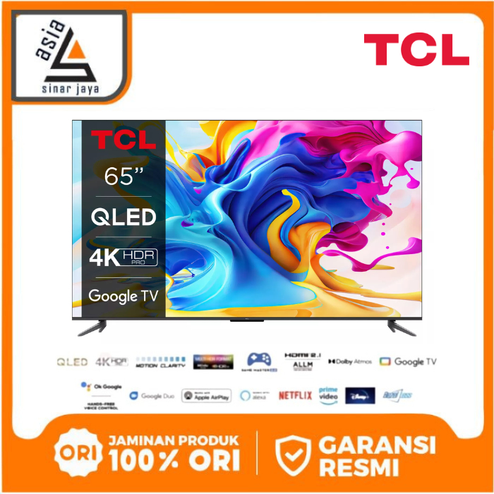 Jual TCL 65C645 QLED 4K UHD Smart Google TV w/ Dolby Vision & Atmos 65 ...