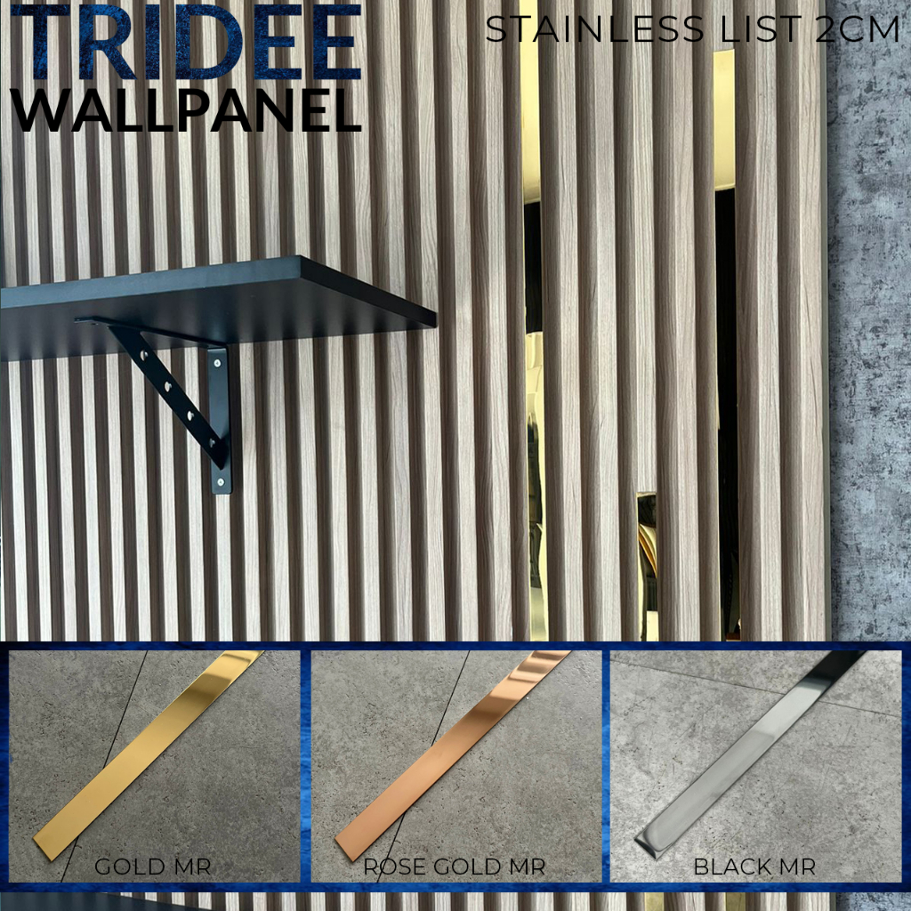 Jual LIS STAINLESS 2CM | AKSESORIS WPC | Shopee Indonesia