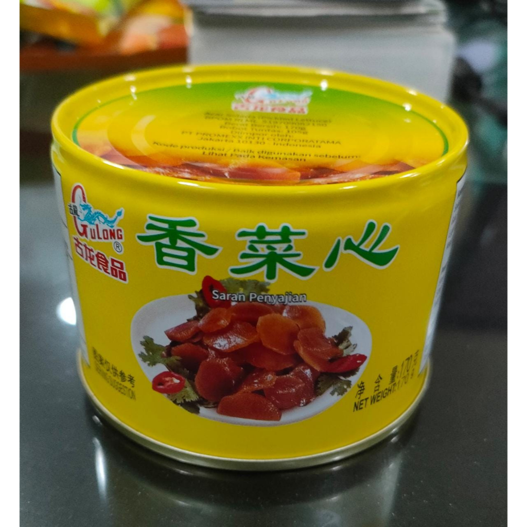 Jual Gulong acar selada pickled lettuce 250 gram sayuran kaleng ...