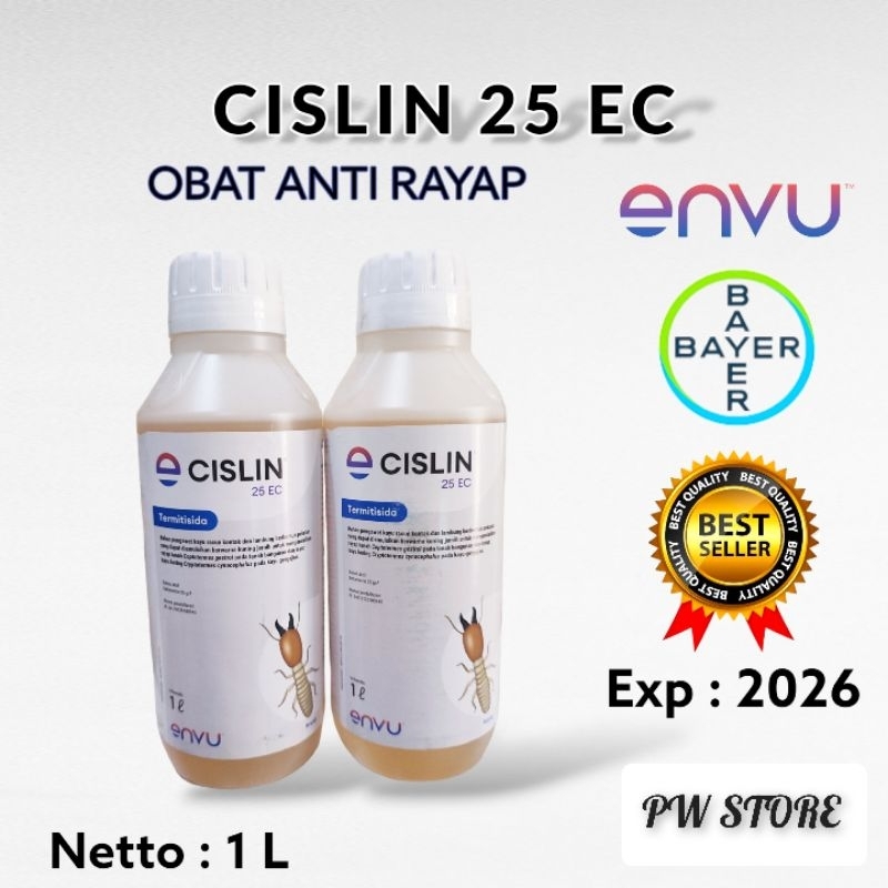 Jual Cislin 25 EC - Obat Anti Rayap Bayer 1 Liter - Anti Rayap ...