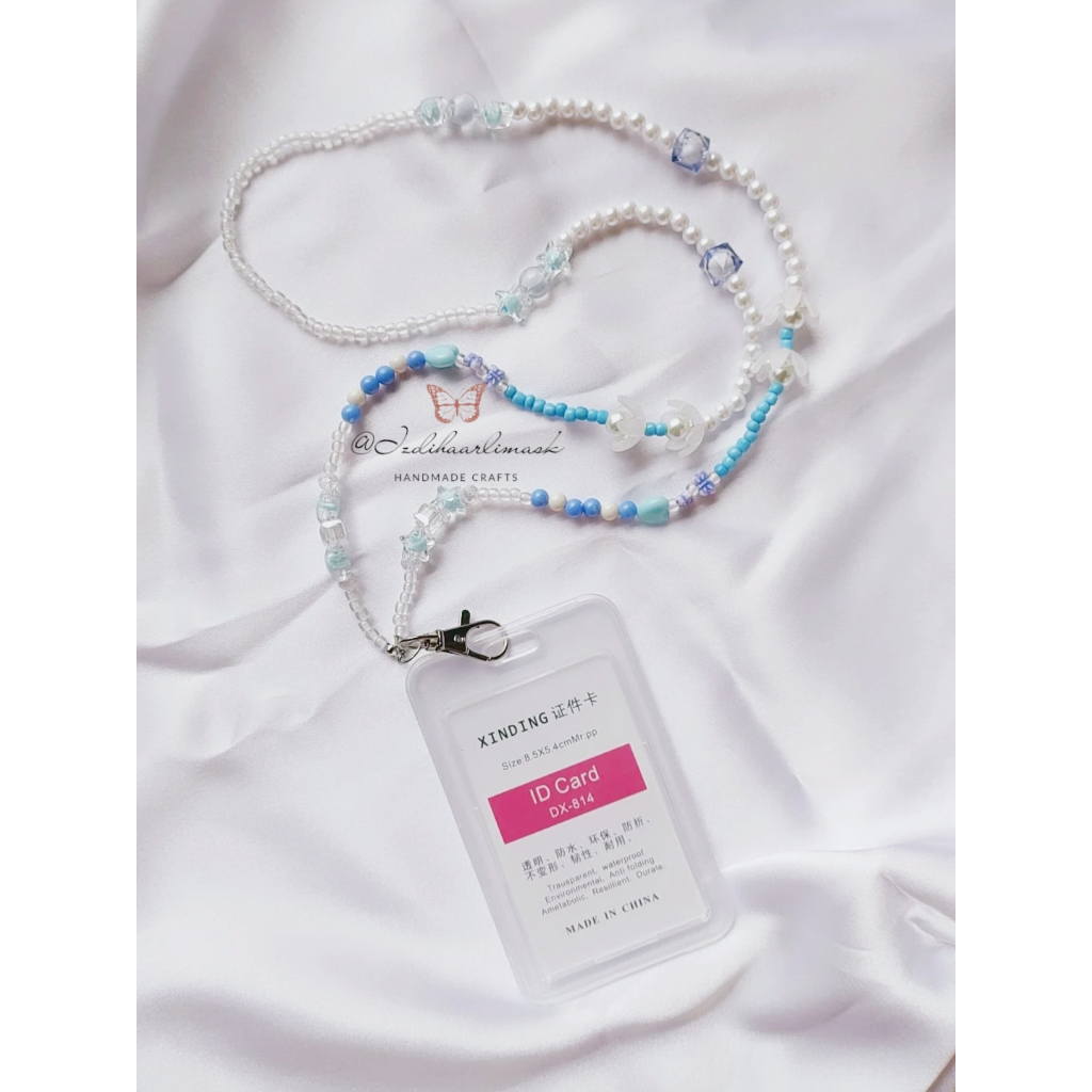 Jual " PART II " LANYARD STRAP KALUNG NAME TAG ID CARD MANIK BEADS ...