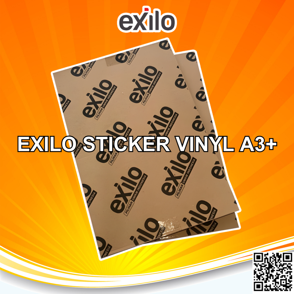 Jual Exilo Sticker Vinyl Laser A3+ White Gloss/Matte/Transparan Stiker ...