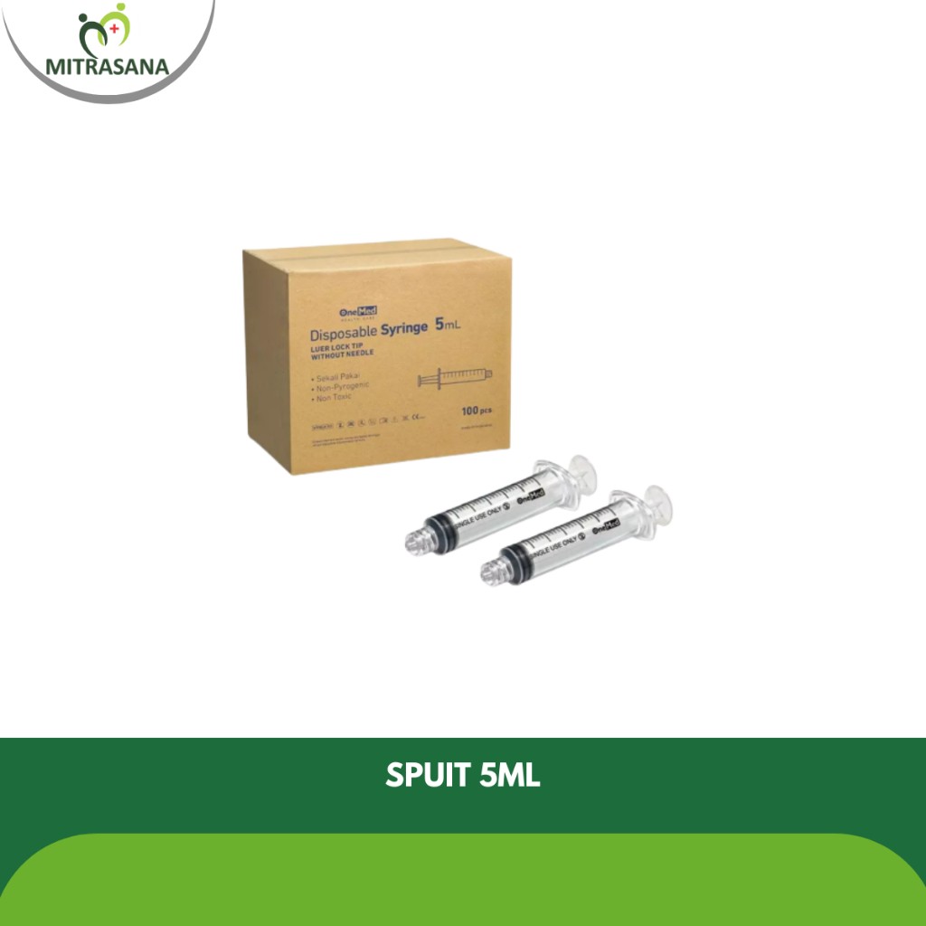 Jual Syringe 5 ml Onemed Box 100pcs | Shopee Indonesia