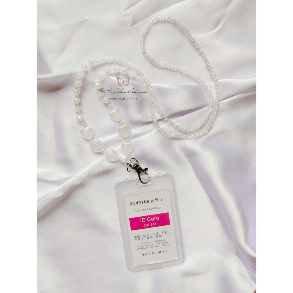 Jual " PART II " LANYARD STRAP KALUNG NAME TAG ID CARD MANIK BEADS ...