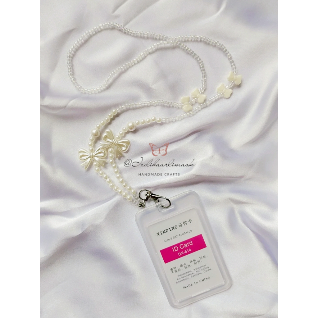 Jual " PART II " LANYARD STRAP KALUNG NAME TAG ID CARD MANIK BEADS ...