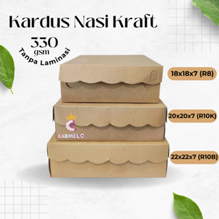 Jual (Min Order 25 Lembar) Dus Kotak Nasi Catering Renda R8 R10K R10B ...