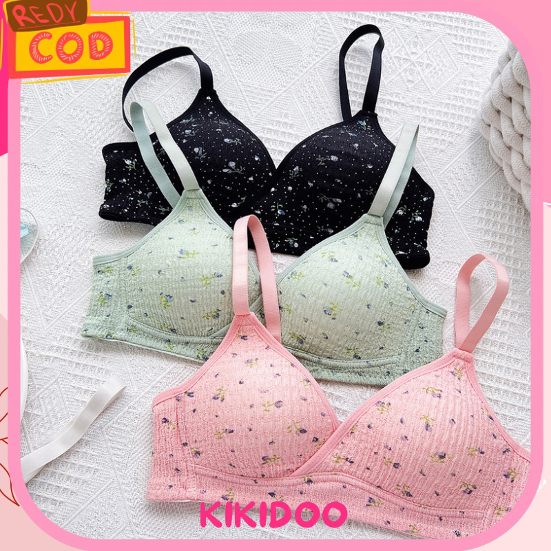 Jual Kikidoo Bra Busa Tipis BH Cewek Remaja Sweet V Line B41 | Shopee ...