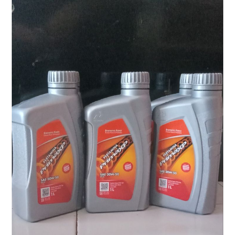Jual Oli Oil Prima XP Sae 20w-50 1 Liter Original Pertamina | Shopee ...