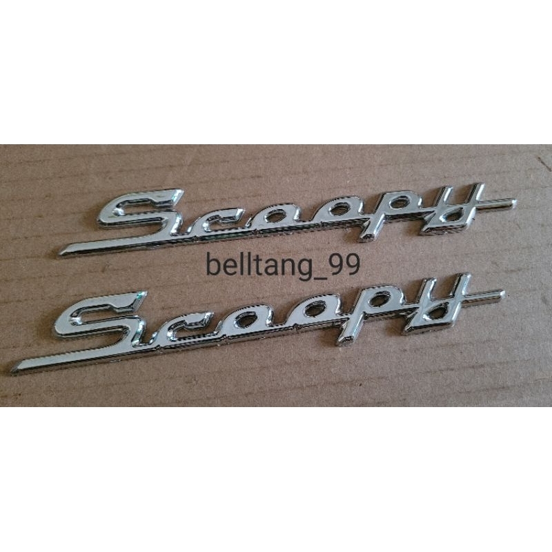 Jual Logo emblem tulisan motor fino/ emblem tulisan motor vario/ emblem ...