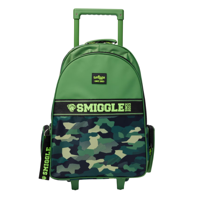 Jual SMIGGLE SMIGGLER III TROLLEY BACKPACK ARMY - TAS TROLI SMIGGLE ...