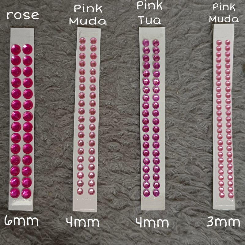 Jual ( •ᴗ• ) Stiker Manik Dekorasi / Make up / Nail art / Henna ...