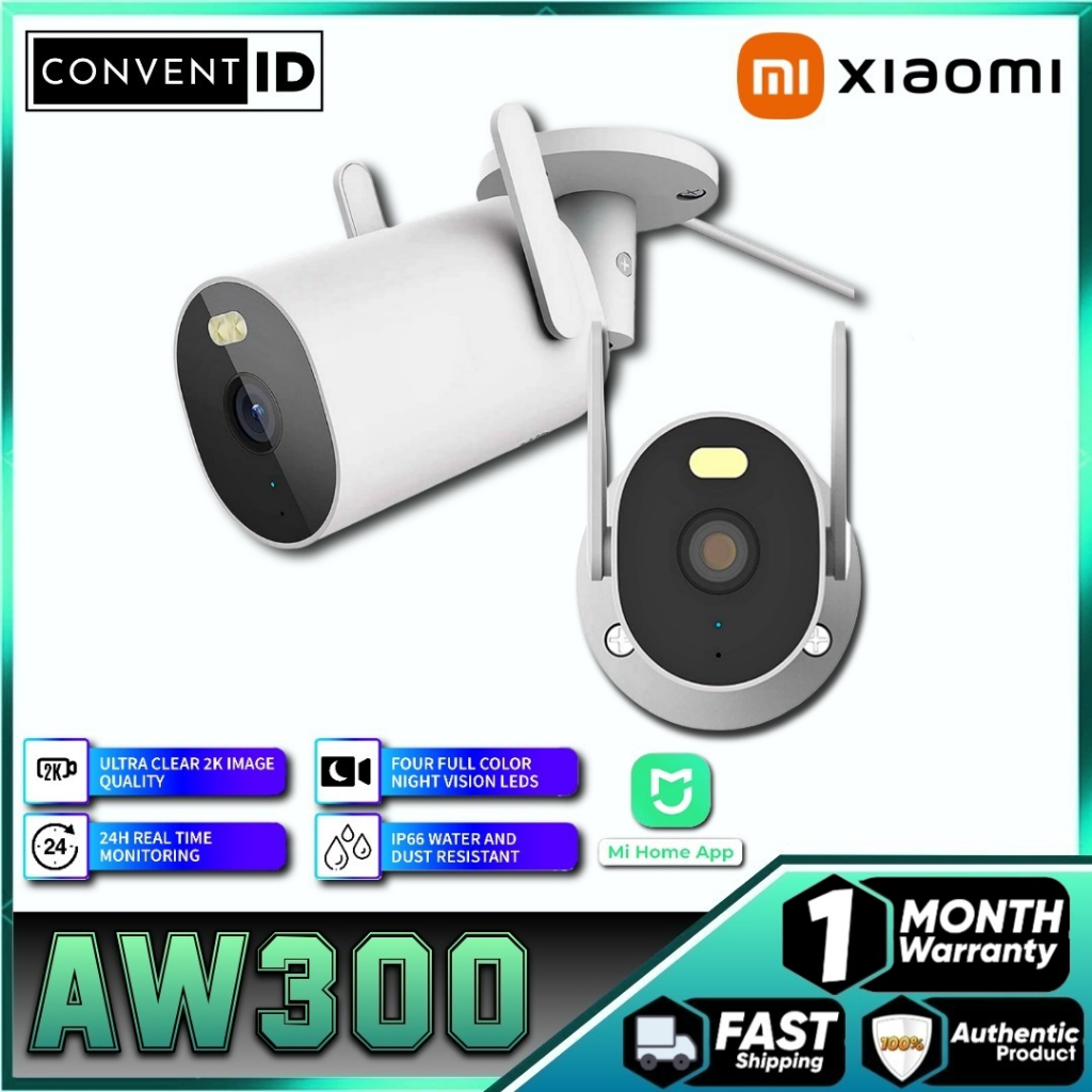 Jual Xiaomi Mi Home Security AW300 2K 1296P Smart Outdoor IP Camera ...
