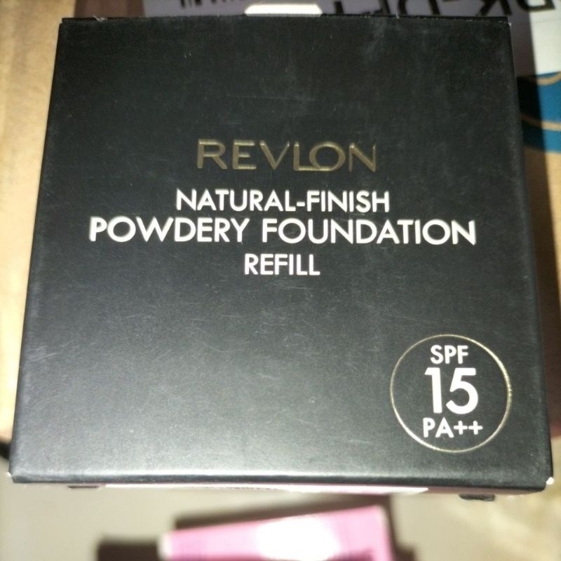 Jual REVLON Natural Finish Powder Poundation Reffil Ivory 14gr ( DISKON ...