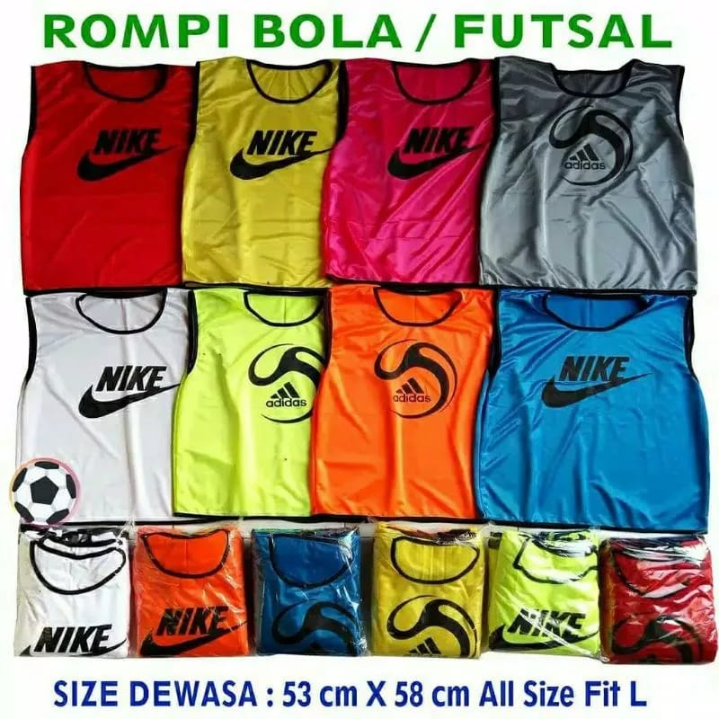 Jual Rompi Olahraga/latihan futsal/sepakbola | Shopee Indonesia