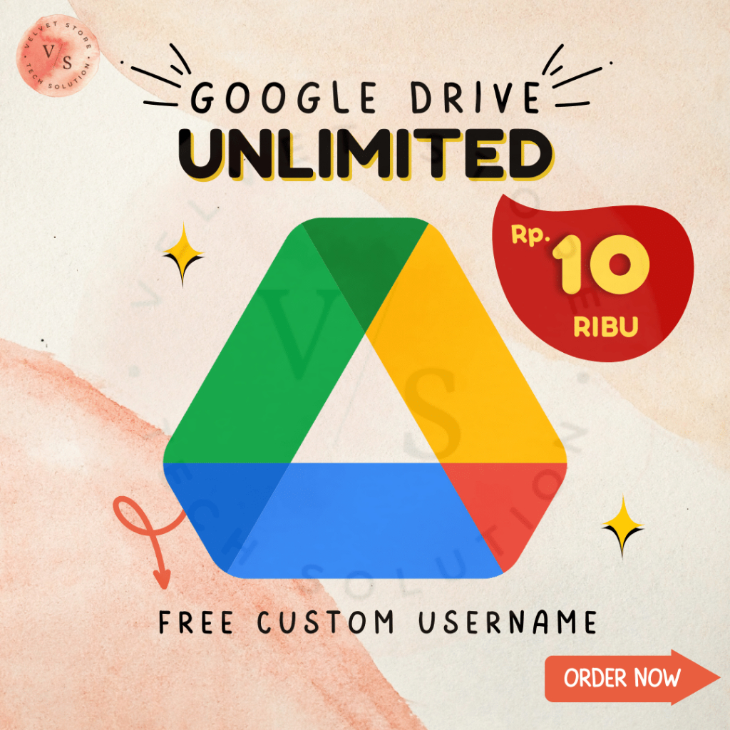 Jual Google Drive Unlimited Storage Lifetime Bergaransi Resmi Gdrive ...