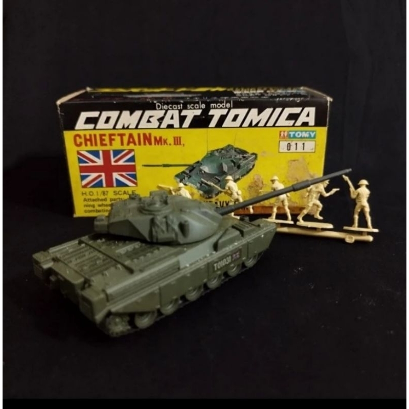 Jual Combat Tomica 011 Chieftain MK. III British Heavy Tank Skala 87 ...