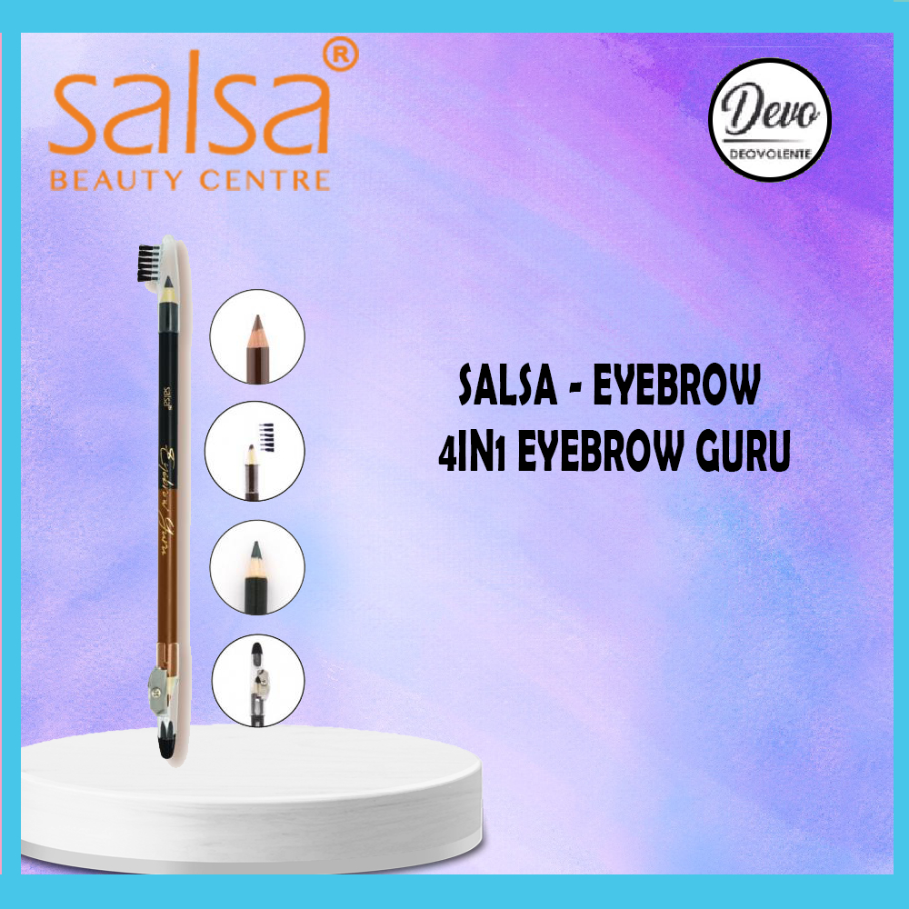 Jual DEVO/Salsa Eyebrow Guru/salsa eyebrow 4in1 black dan brown/pensil ...