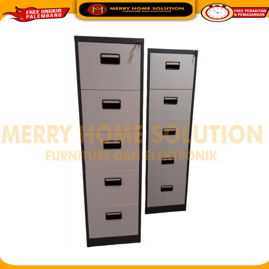 Jual locker besi 5 laci / locker penyimpanan besi / laci besi 5 pintu ...