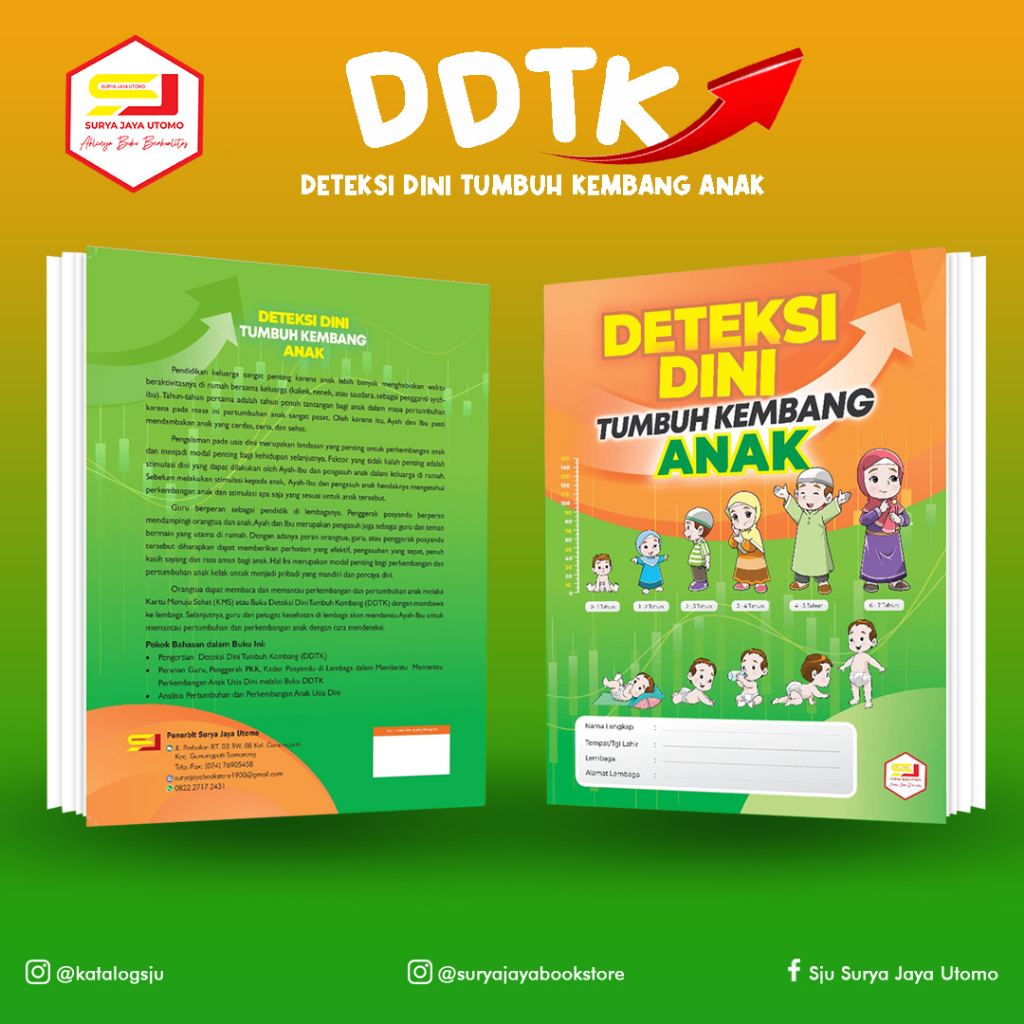 Jual BUKU DETEKSI DINI TUMBUH KEMBANG ANAK ( DDTK ) | Shopee Indonesia
