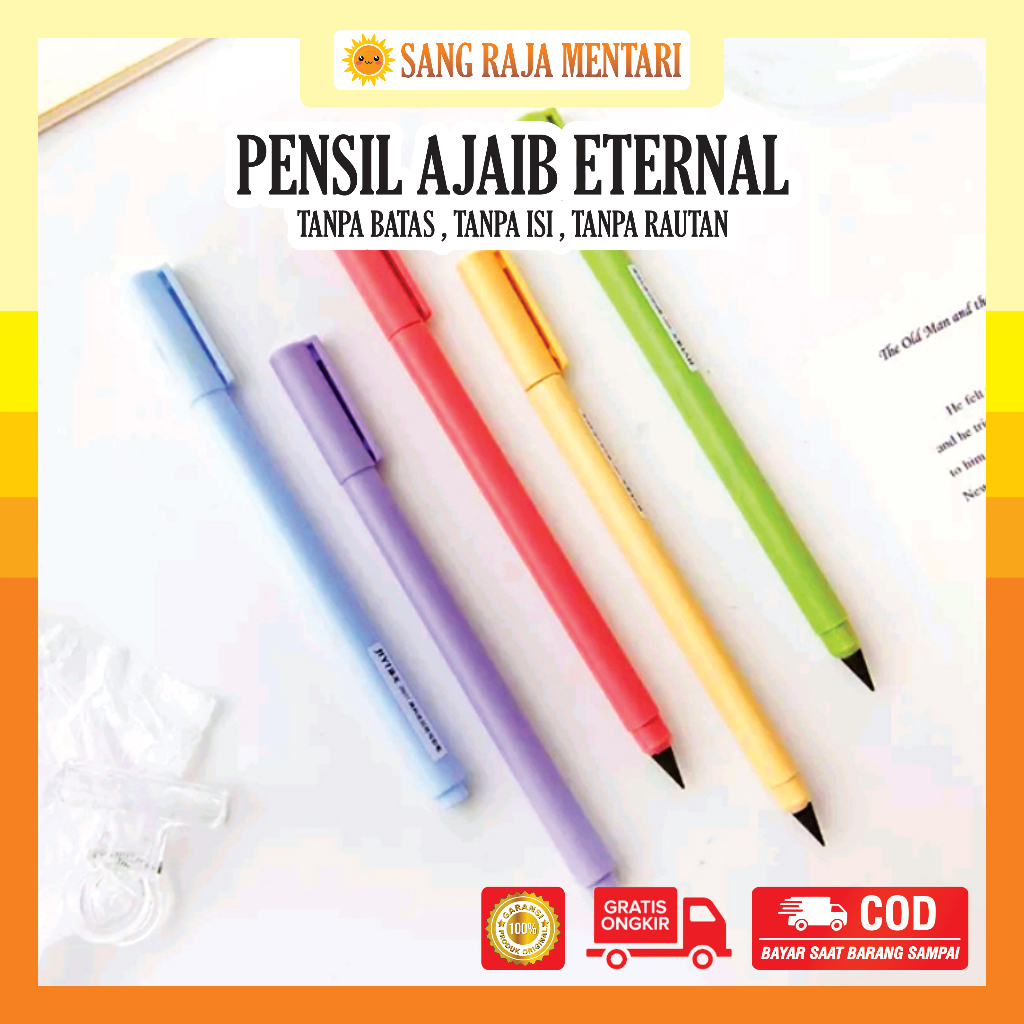Jual Pensil Ajaib Eternal Tanpa Batas | Anti Patah | Tanpa Isi | Tanpa ...