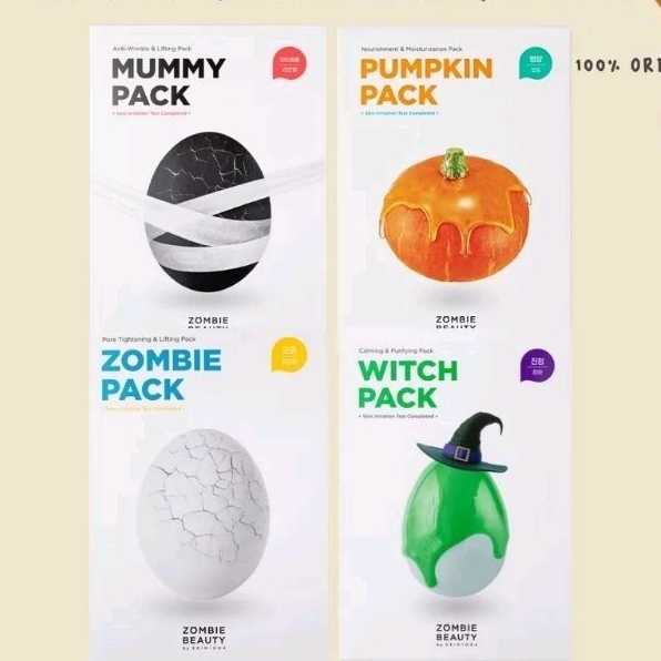 Jual SKIN1004 Zombie Beauty Mask Pack / Mummy Pack / Pumpkin Pack ...