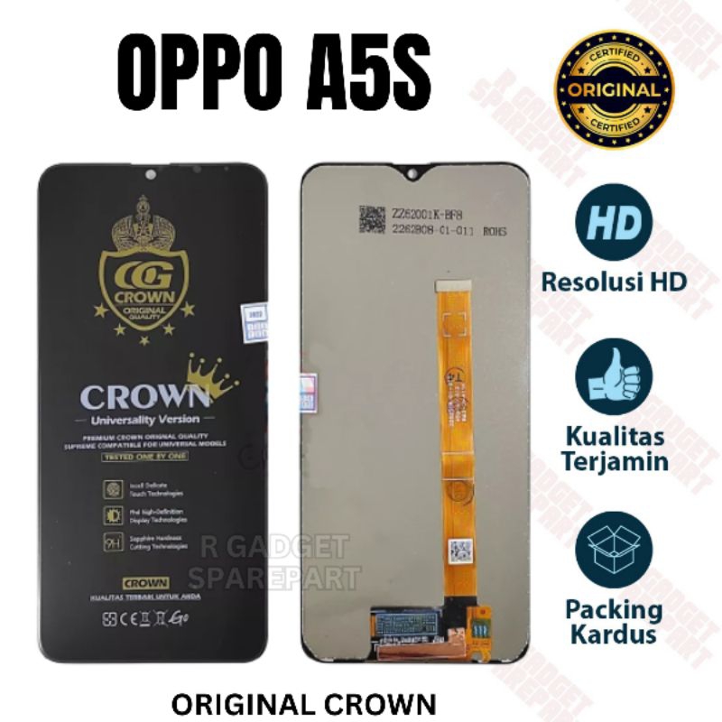 Jual LCD OPPO A5S CROWN QUALITY ORIGINAL LCD TOUCHSCREEN OPPO A5S ...