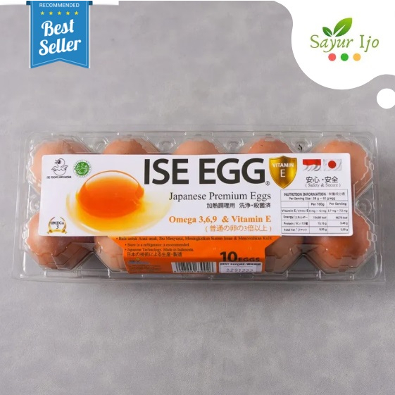 Jual Telur Ayam Japanese ISE Egg Premium Isi 10 Pcs / Pack Fresh Telor ...