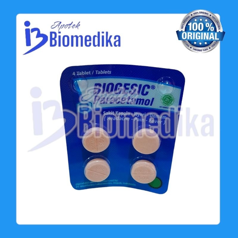 Jual BIOGESIC TABLET STRIP | Shopee Indonesia