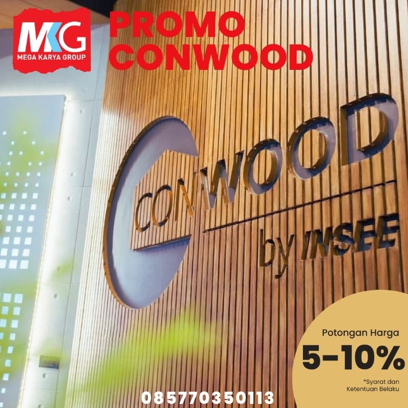 Jual Conwood Decorative Panel 1" Stick-Pengganti Dinding Kayu | Shopee ...