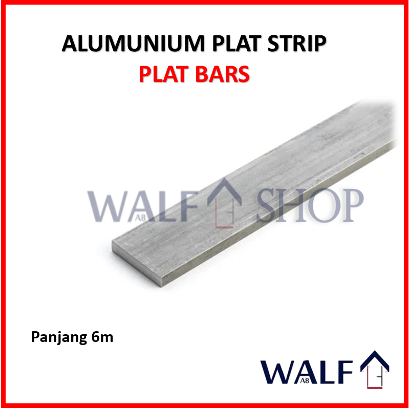 Jual Plat Strip Alumunium Tebal 2mm - Panjang 6 meter TOLONG BACA ...