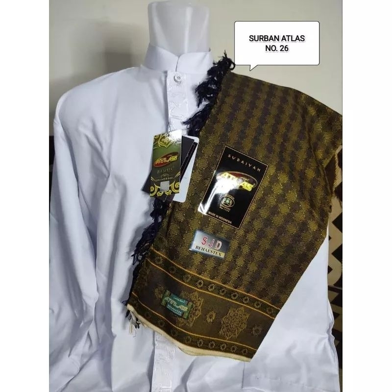 Jual promo tahun ini sorban ATLAS SJD surban premium MADE IN INDONESIA ...