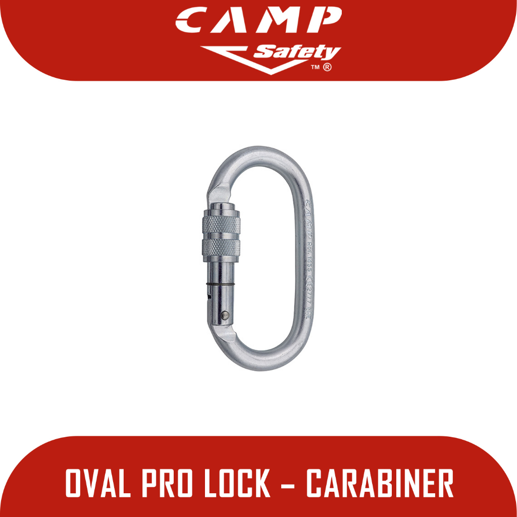 Jual Rescue Device & Carabiners Merk Camp Safety Type Oval Pro Lock | Shopee Indonesia