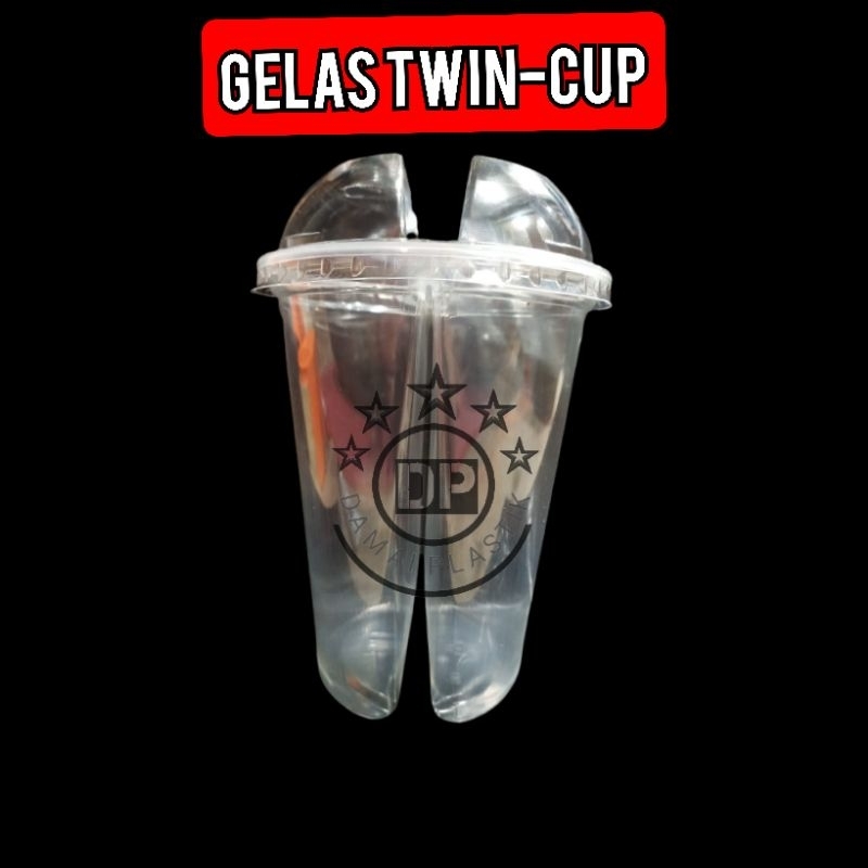 Jual Gelas Twin cup 32oz 32 Oz Cup Twin Cup | Shopee Indonesia