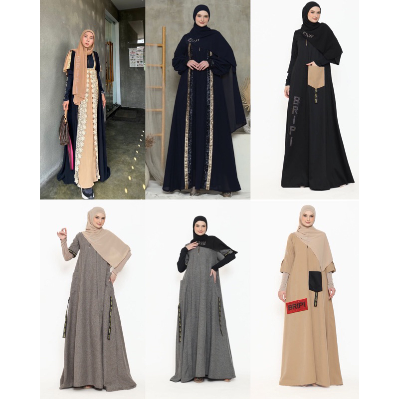 Jual AINA ABAYA / ABAYA SAIBAH / JUMRIAH DAN ABAYA LOOK CASUAL BY BRIPI ...