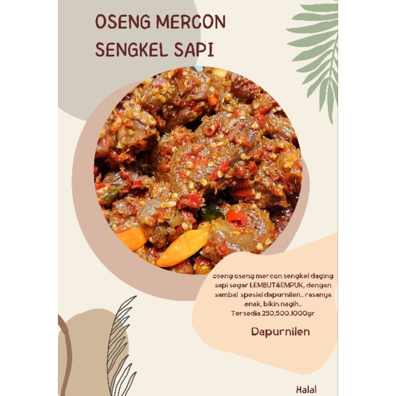 Jual Oseng Mercon Sengkel Sapi | Shopee Indonesia