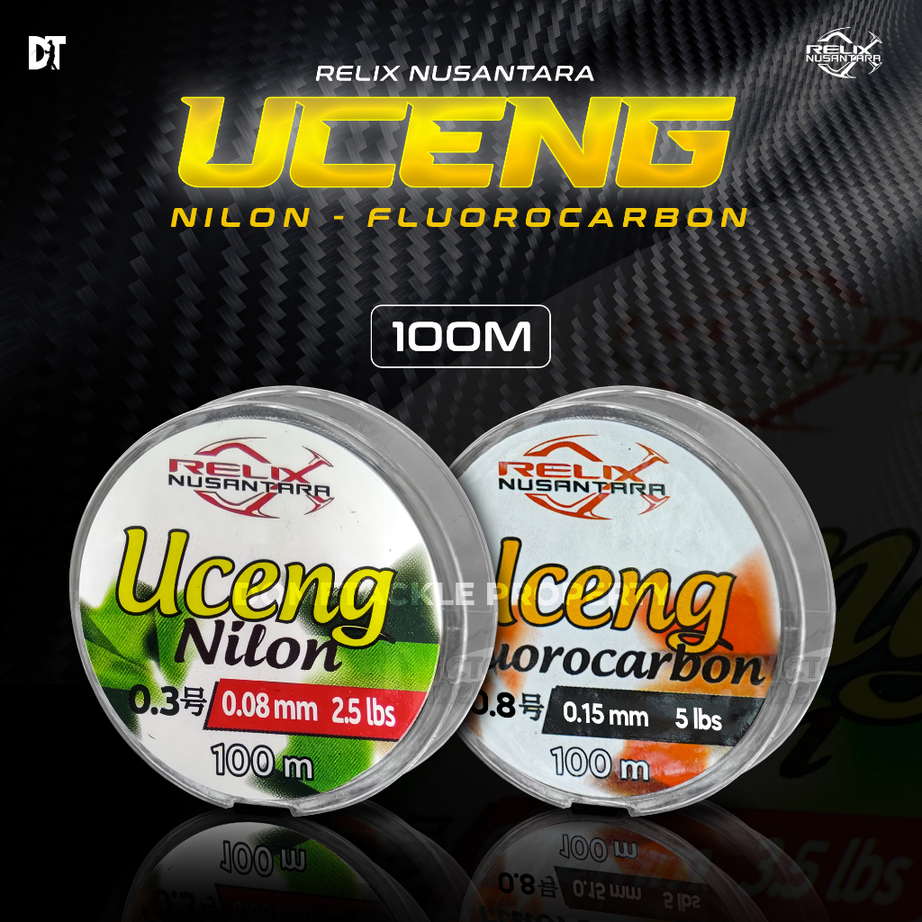 Jual SENAR NYLON UCENG FLUOROCARBON RELIX NUSANTARASENAR PANCING MIKRO ...