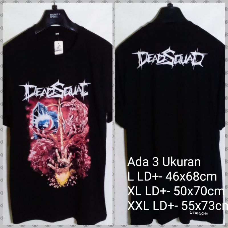 Jual Kaos Band Metal Dead Squad Horor Vision | Shopee Indonesia