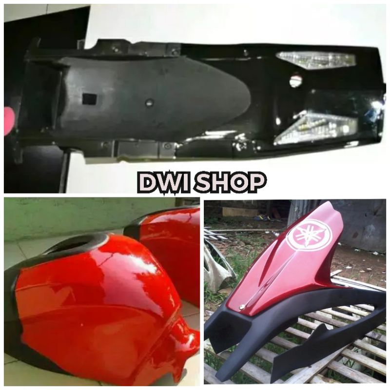 Jual Undertail Yamaha fz150i v3 V4 Paket Cover tangki model BMW dan ...