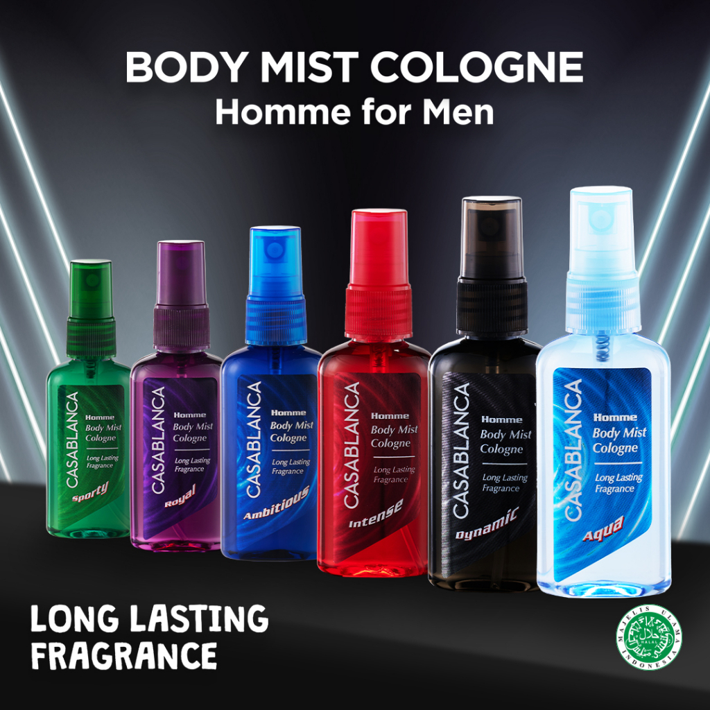Jual Casablanca Body Mist homme parfum pria 50 ml | Shopee Indonesia