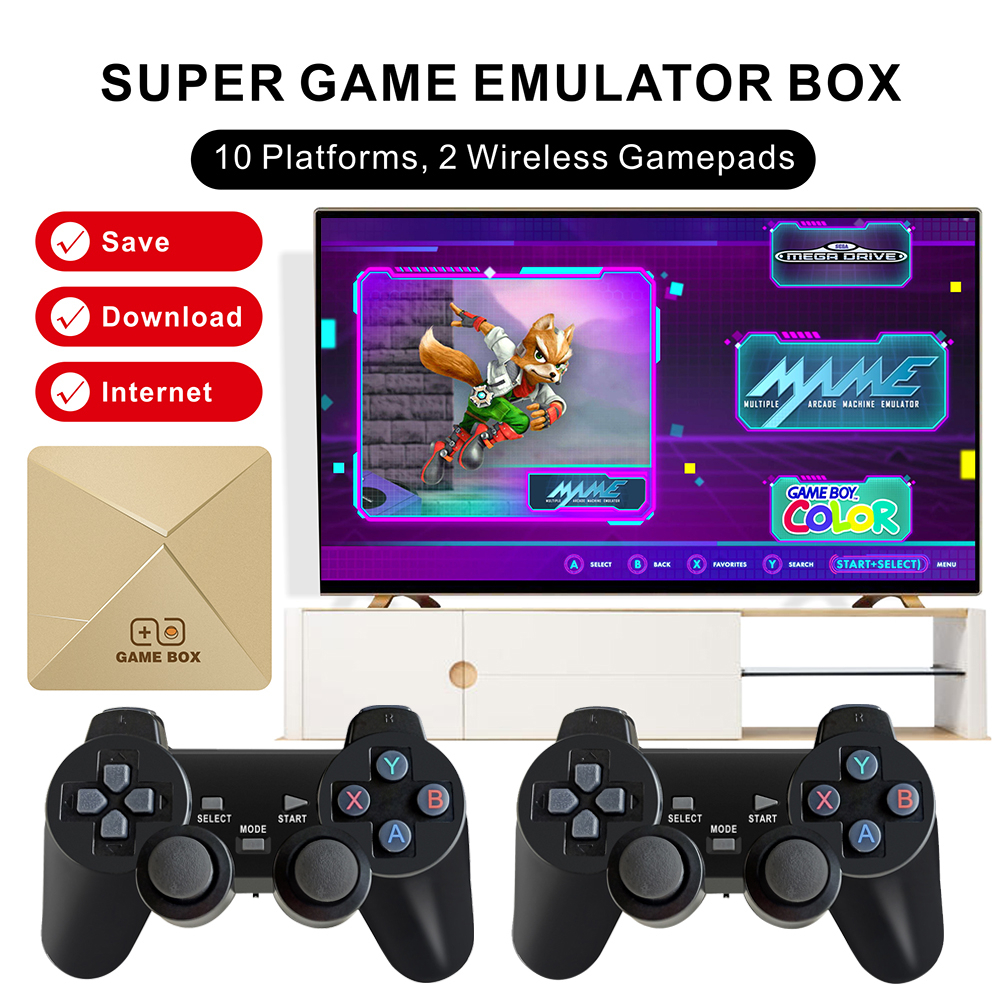 Jual Game box Android HD 4K Super Console Video Gamebox 50+ Emulator ...