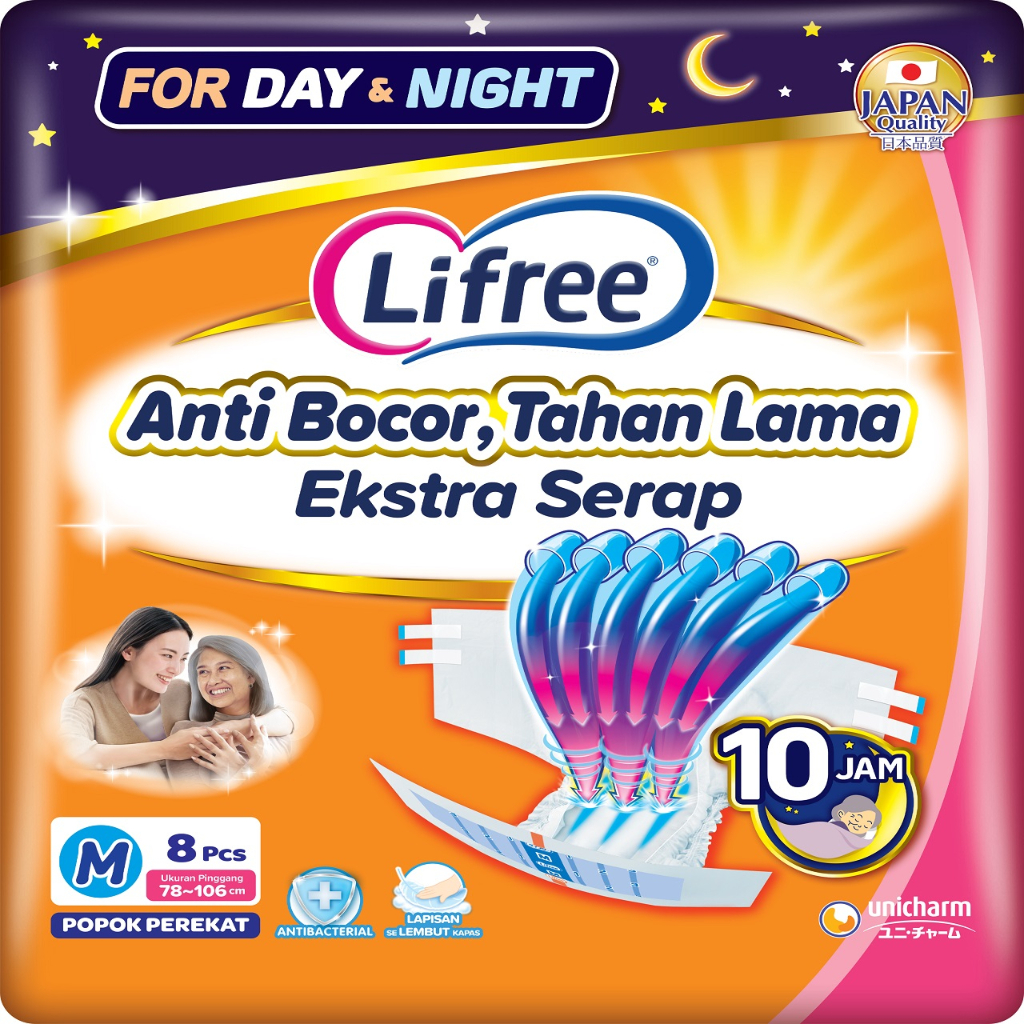Jual Lifree Popok Dewasa Perekat - Ukuran M, L, XL | Shopee Indonesia