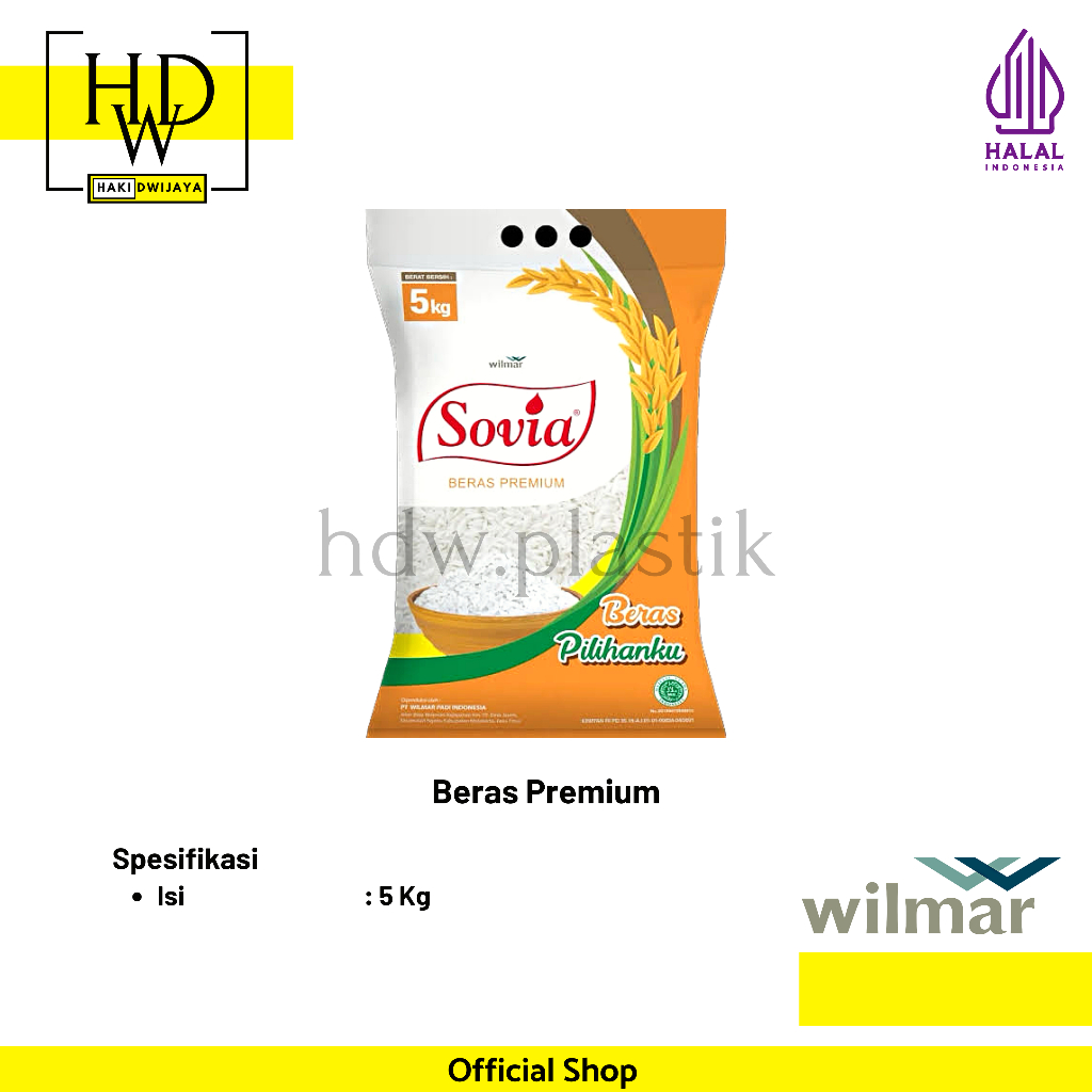 Jual [5 Kg] Sovia Beras Premium | Shopee Indonesia