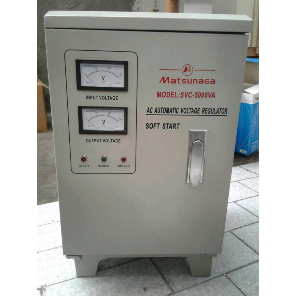 Jual Matsunaga Stavol Stabilizer 5000 Watt 5KVA penstabil tegangan ...