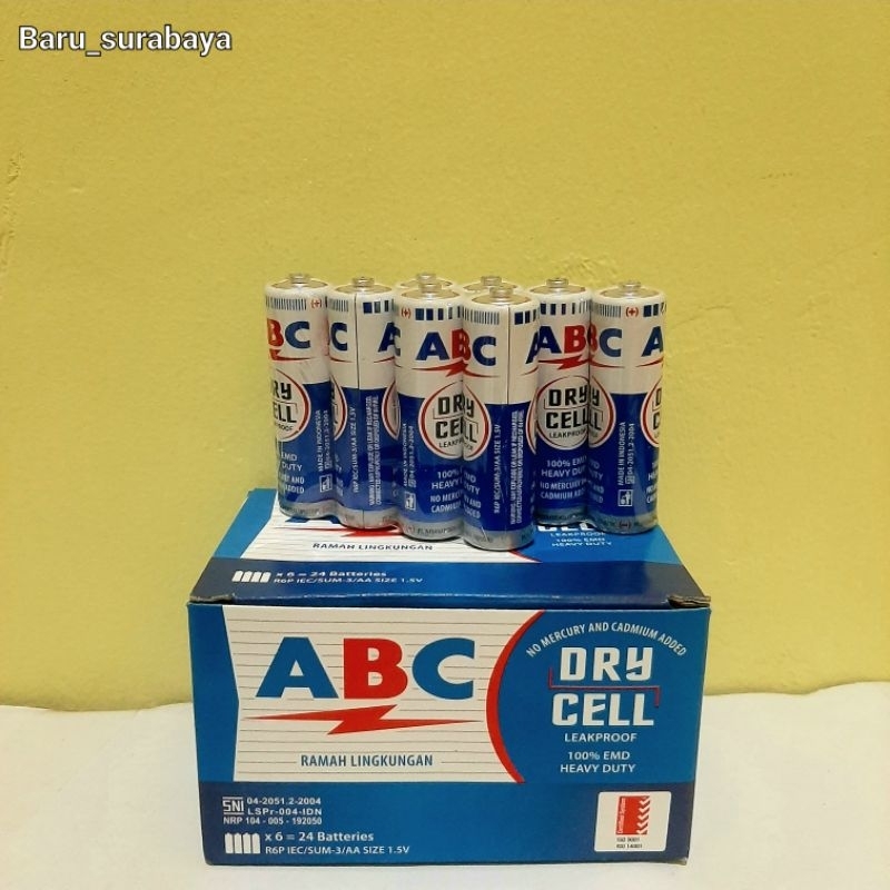Jual BATERAI ABC AA ORIGINAL / BATERAI ABC ORIGINAL A2 | Shopee Indonesia